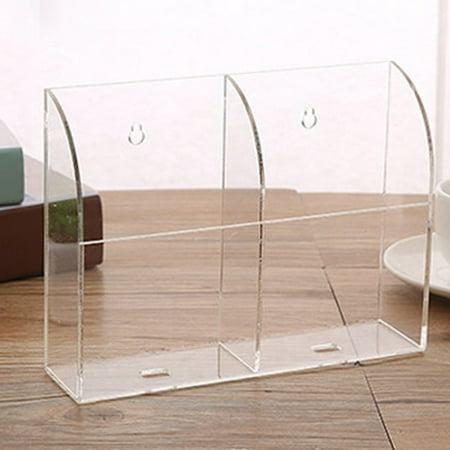 Home Multiple Size Organizer Rack Storage Box Wall Mount Remote Control ...