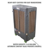OEMTOOLS 23969 3-Speed Evaporative Cooler, Cools Up to 1,600 Square ...