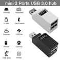 3 Port USB2.0 Hubs Splitter Portable Expander for Laptop Car Tablet Air ...