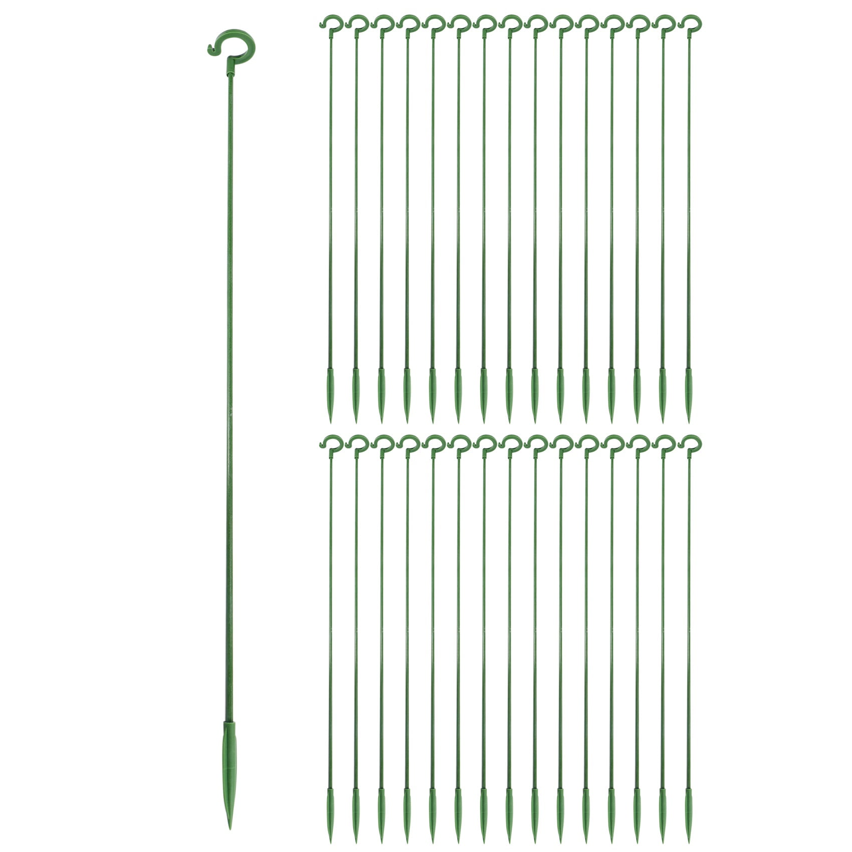 Click here for Unbranded 30pcs Plant Stakes For Flowers  Single S... prices