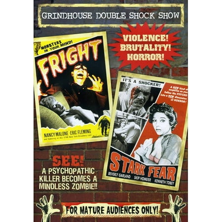Grindhouse Double Feature: Fright / Stark Fear [DVD] Black & White ...