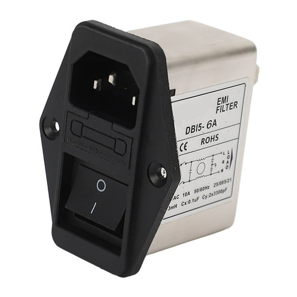 Power Line Noise Filter,EMI Power Filter Single EMI Filter Socket Panel ...