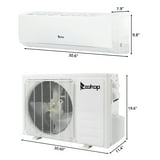 Ktaxon 11500 BTU Mini Split Air Conditioner and Heater, 17 SEER2, 115V ...