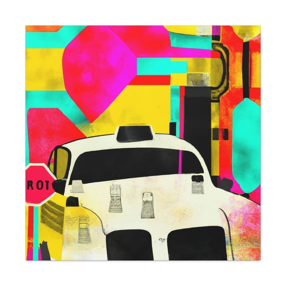 Taxi Ride Illumination - Canvas - Walmart.com