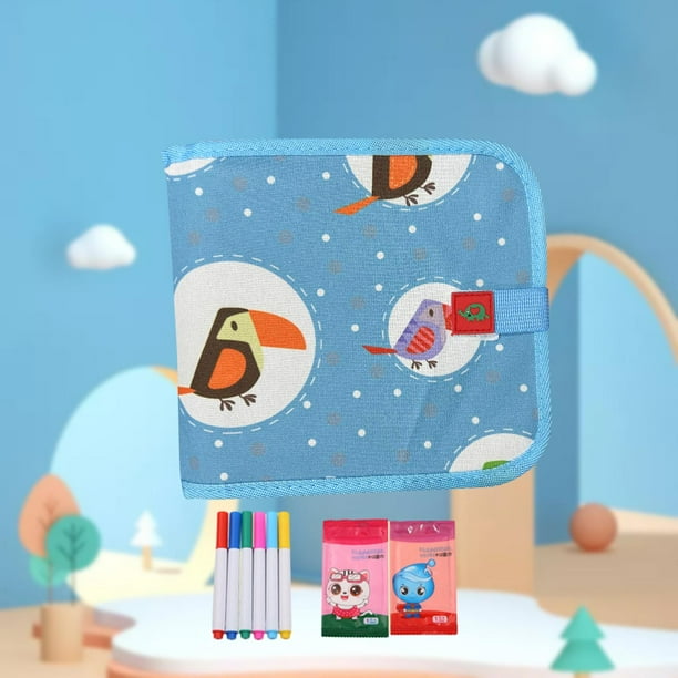 Runquan Erasable Doodle Book Set Kids Drawing Writing Board for Car ...