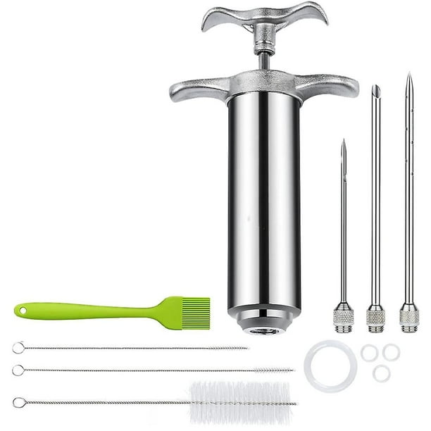 Meat Injector 2-oz Marinade Flavor Barrel For Bbq Grill Smoker,turkey ...