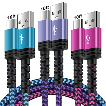 siisll 3 in 1 Charging Cable Fast Charging,Light Up LED Multi Phone ...