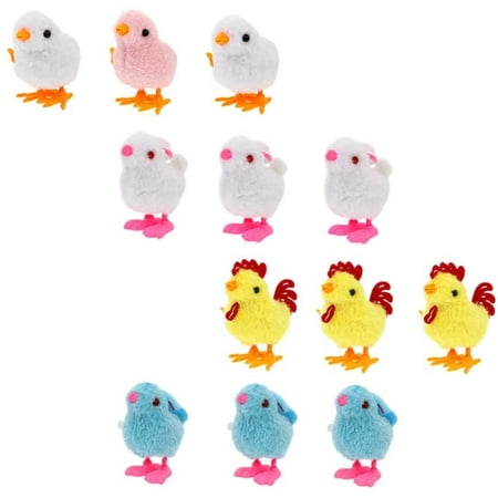 yayagoli Easter Wind Up Bunny Chick Toys Hopping Windup Toys Plush ...