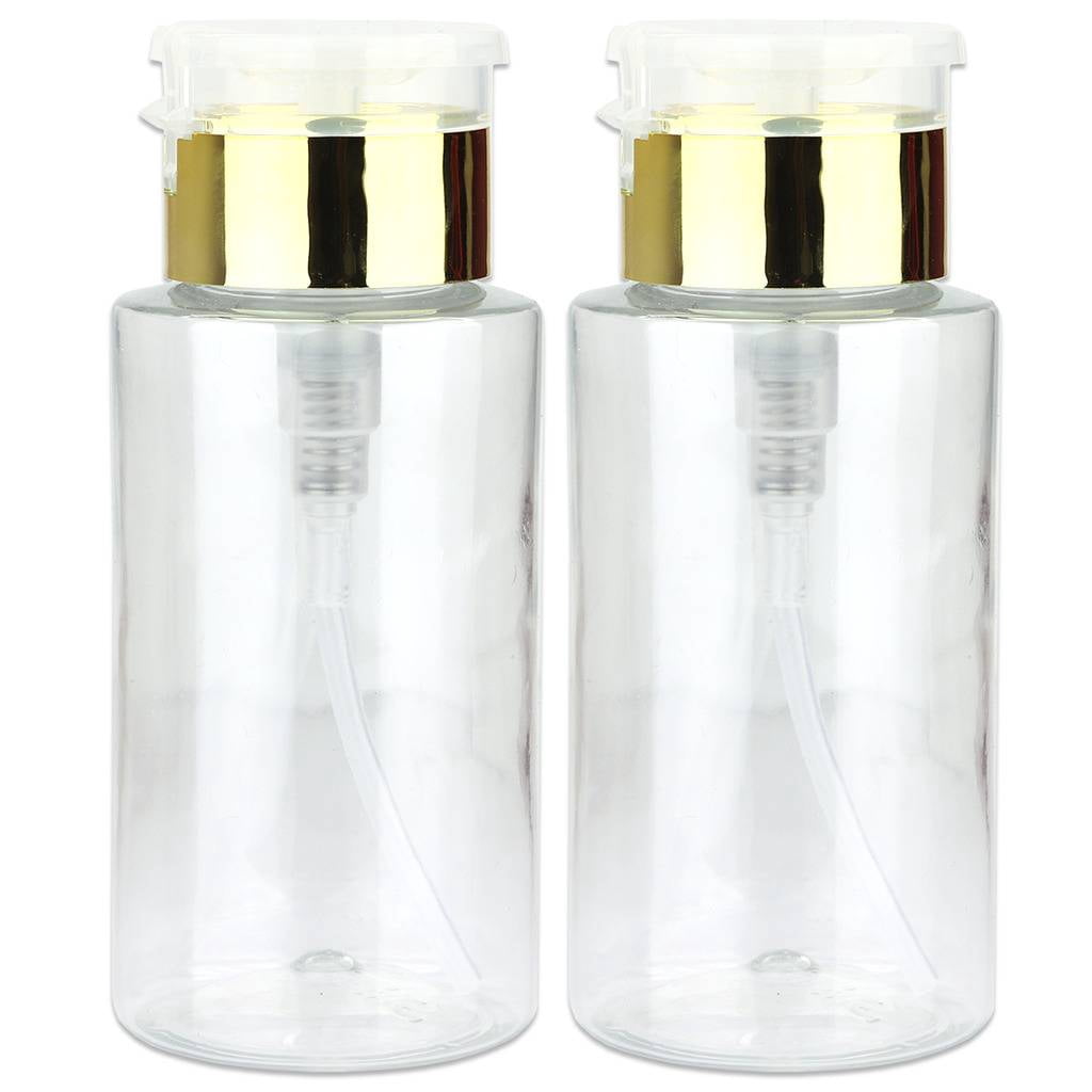 Pana High Quality 7oz Liquid Pump Dispenser - Gold 2 Bottle) - Walmart.com