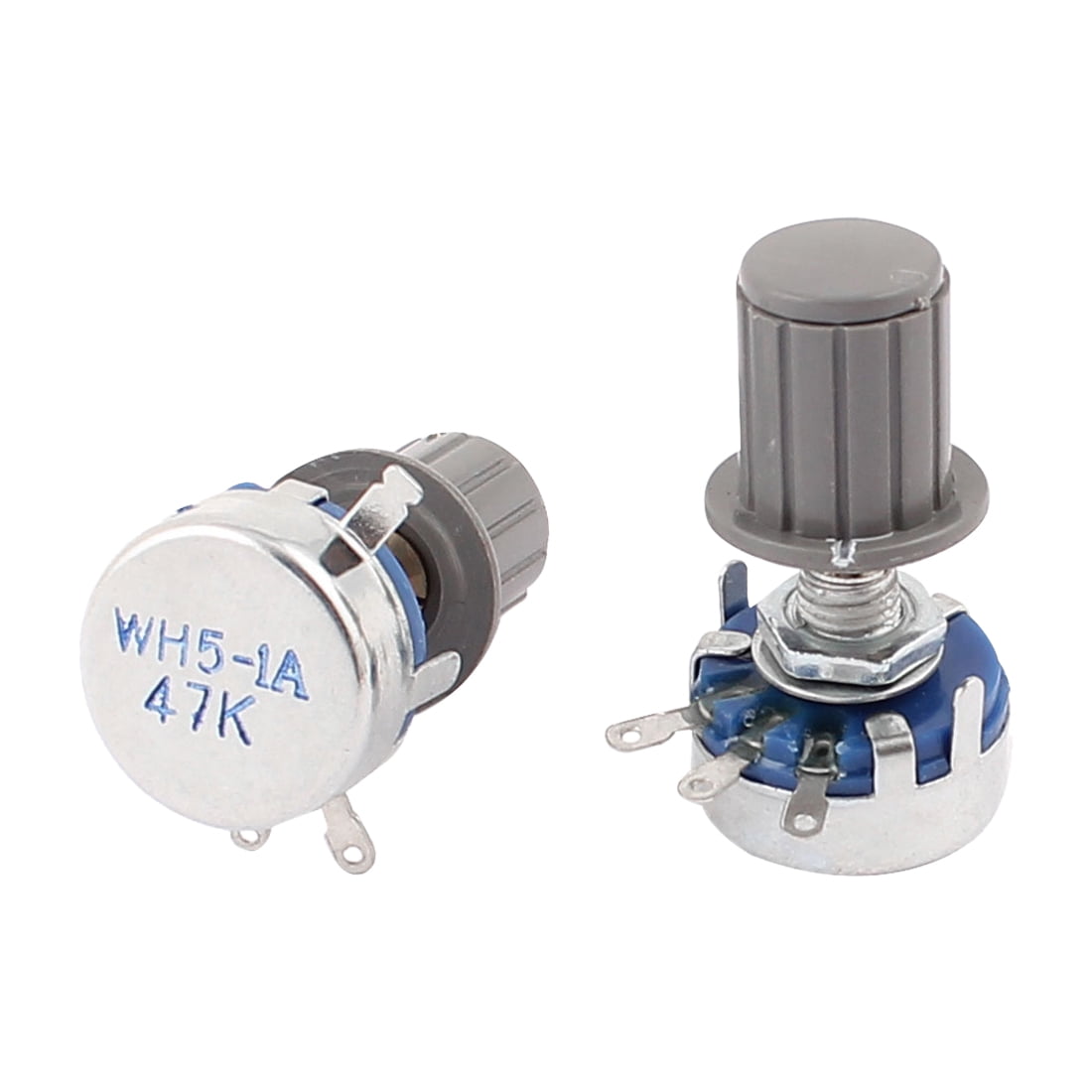 Unique Bargains 2pcs WH5-1A 47K ohm Round Shaft Carbon Linear ...
