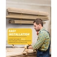 ANYWAY.GO Lumber Rack Wall Mount Storage Racks Folding Wood Organizer ...