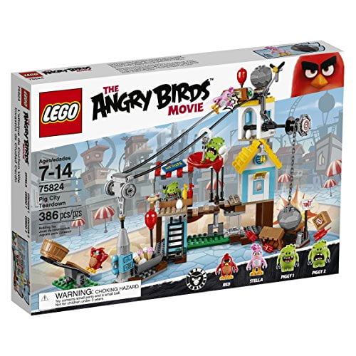 Desmontaje de LEGO Angry Birds 75824 Pig City | Walmart en línea