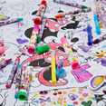 Disney Minnie Mouse Girls Art Kit Stickers Markers and Crayons 150 ...