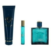 Versace Versace Eros , 3 Pc Gift Set 3.4oz EDT Spray, 0.17oz EDT Spray ...