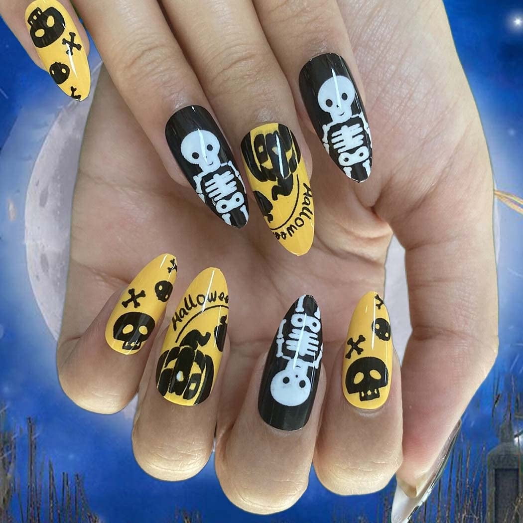 Oogie Boogie Nightmare Before Christmas Nails