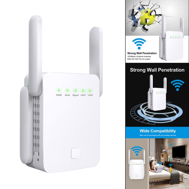 Extensor WiFi de 1200 Mbps, banda dual, completa de 360 degree ...