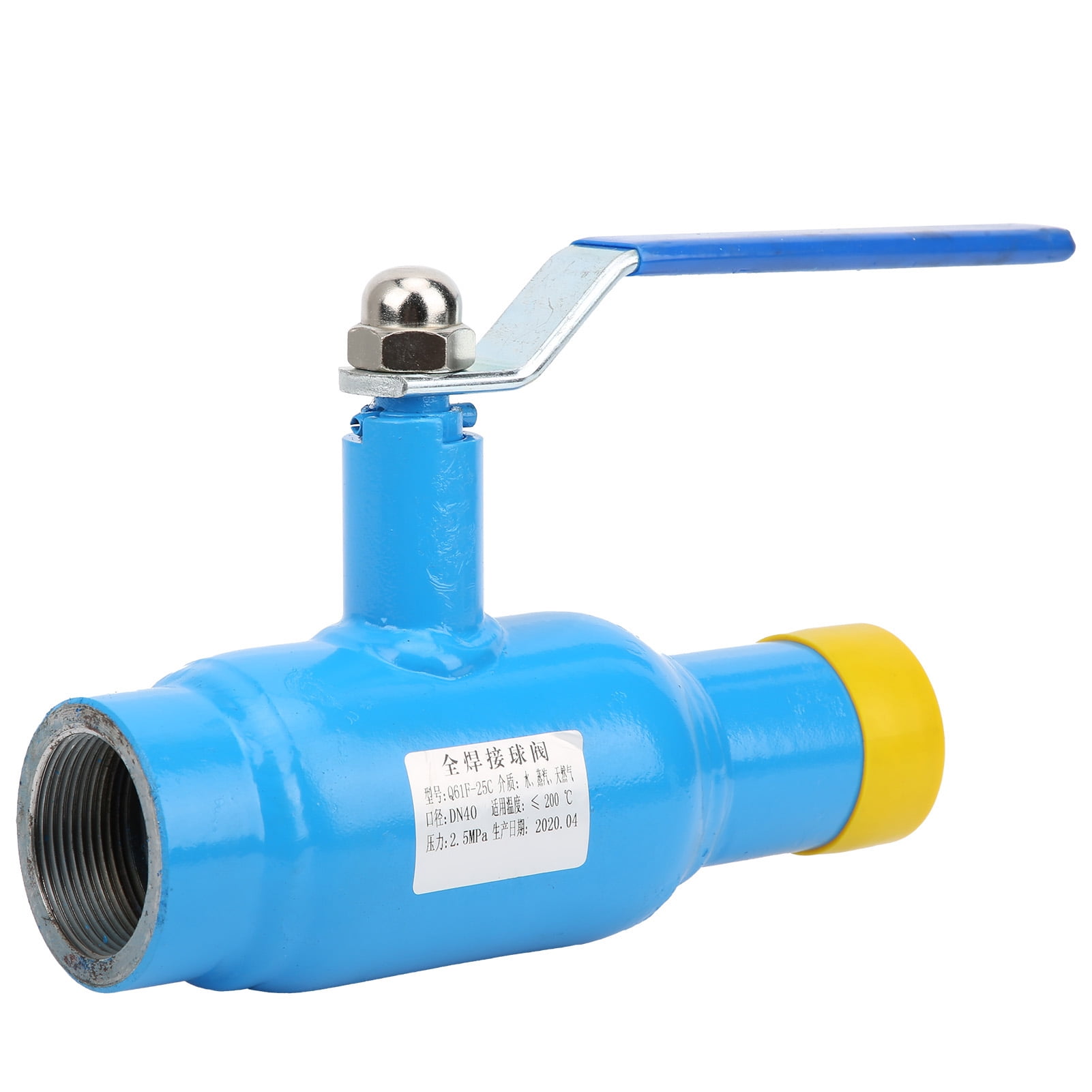Q61F-25C-DN40 Integral Ball Valve Lightweight Welding Ball Valve Small Size for Ball Valve ...