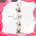 Giaone Cute Dog Key Chain Stylish Acrylic Keychain for Pet Owners Charm ...