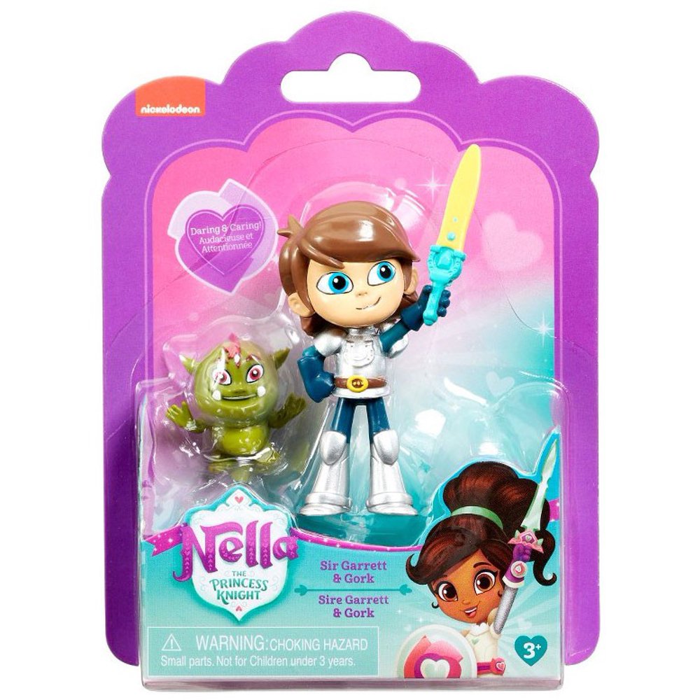 Nickelodeon Nella The Princess Knight Sir Garrett & Gork Figure ...