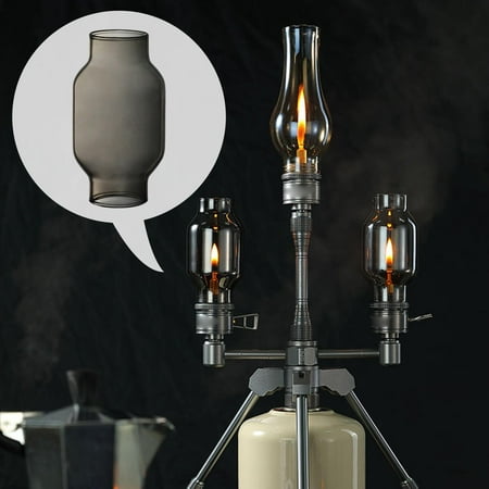 Portable Lampshade, Glass Gaslamp Camp Equipment Gas Light Gas Lamp ...