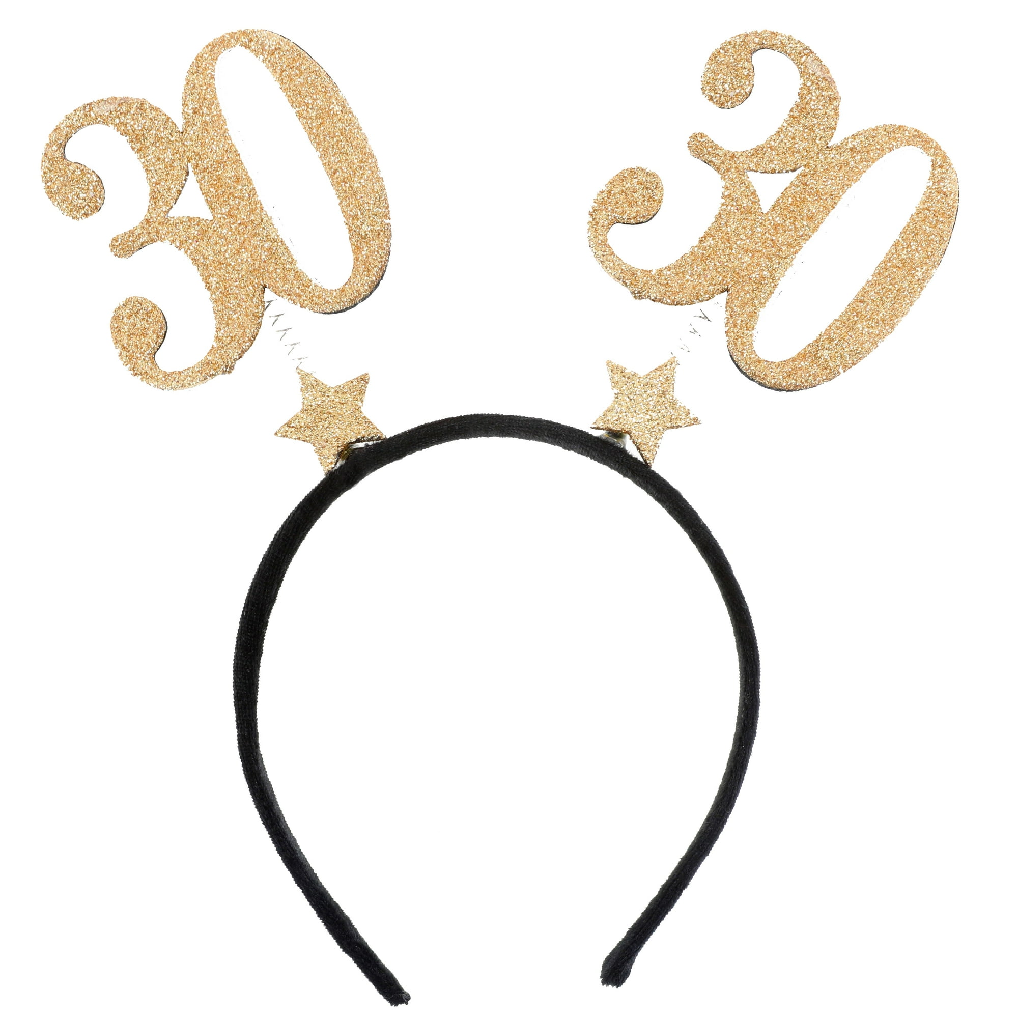 Click here for Santex Elegant 30th Birthday Gold Glitter Headband... prices