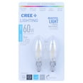 CREE Lighting B11 Clear Glass Filament Candelabra 5 Watt (60 Watt ...