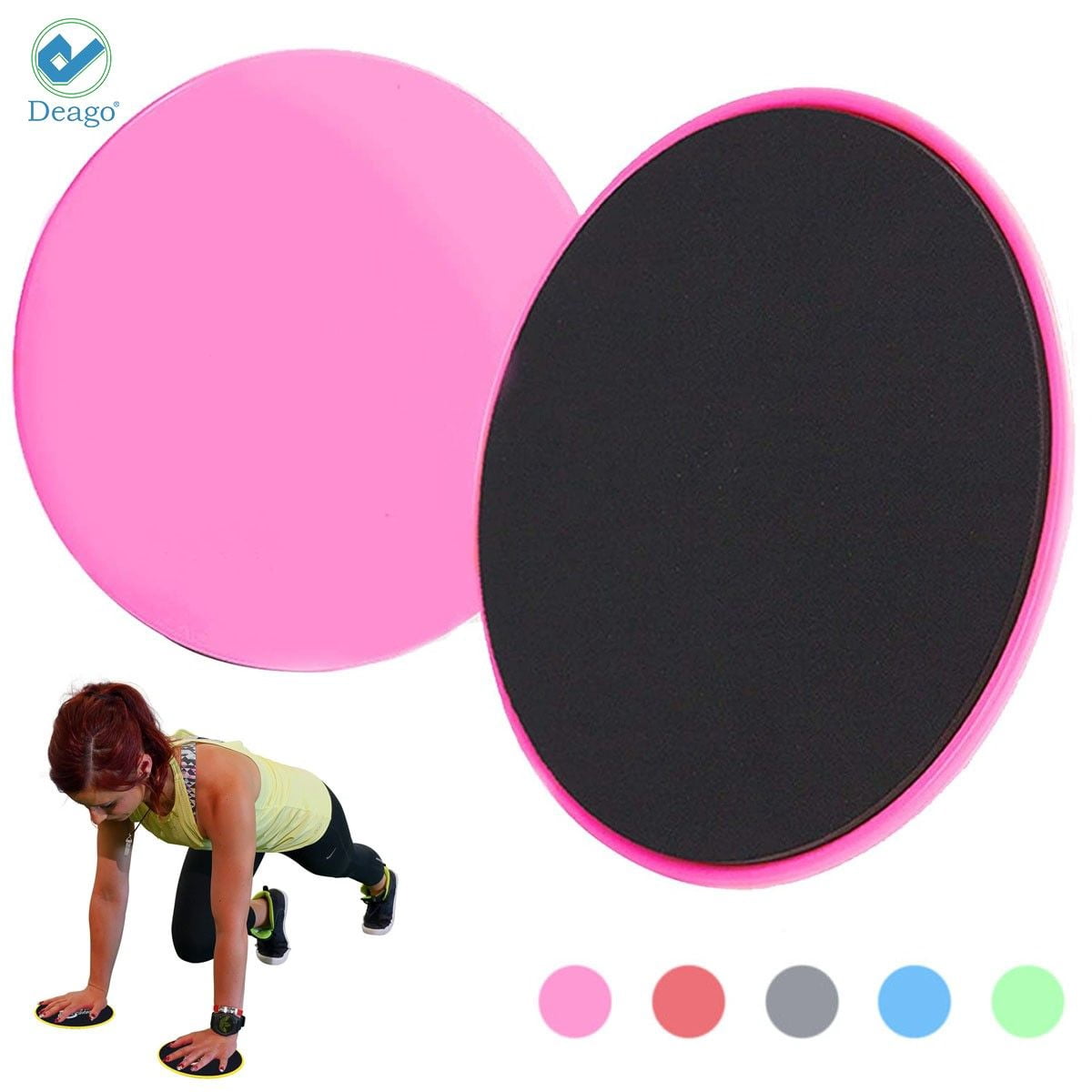Deago Sliders Fitness Equipment Floor Sliders Exercise Core Gliders ...