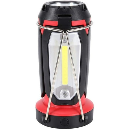 Rechargeable LED Camping Lantern Collapsible Clover Style Portable COB ...