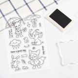 Plastic 1 sheet PVC Plastic Stamps for DIY Scrapbooking Photo Album ...