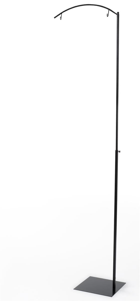 Black Finish Steel Banner Stand Displays Signs Up To 20 x 90-Inches ...