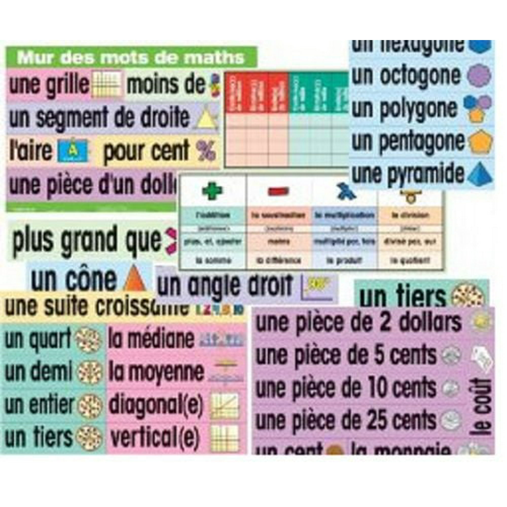 Poster Pals French Math Wall 2.5