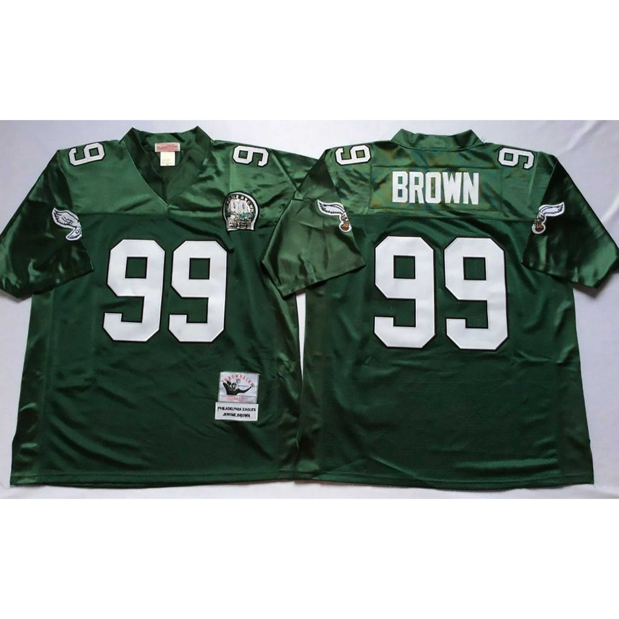Click here for Mens Philadelphia Eagles Brown #99 Vintage Footbal... prices