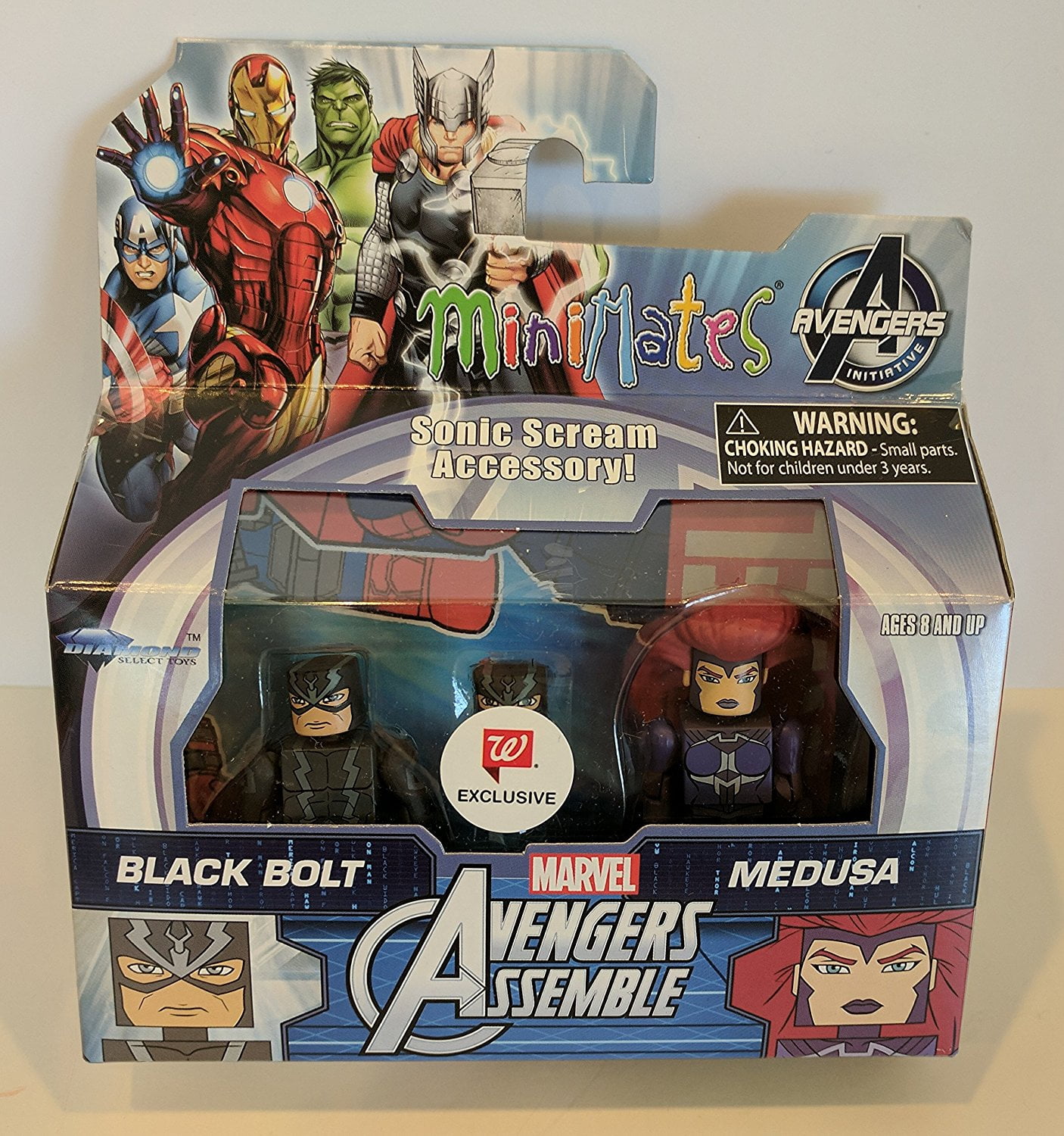 Marvel Minimates - Black Bolt and Medusa Inhumans - Walmart.com