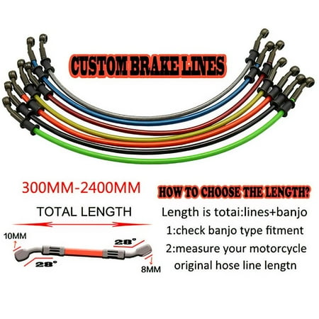 Motorcycle Brake Line Hydraulic Oil Hose Brake Heat Resistant Motorbike ...