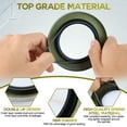 4Pack 2.125"ID x 3.376"OD Double Lip Grease Seal with 10 Cotter Pins ...