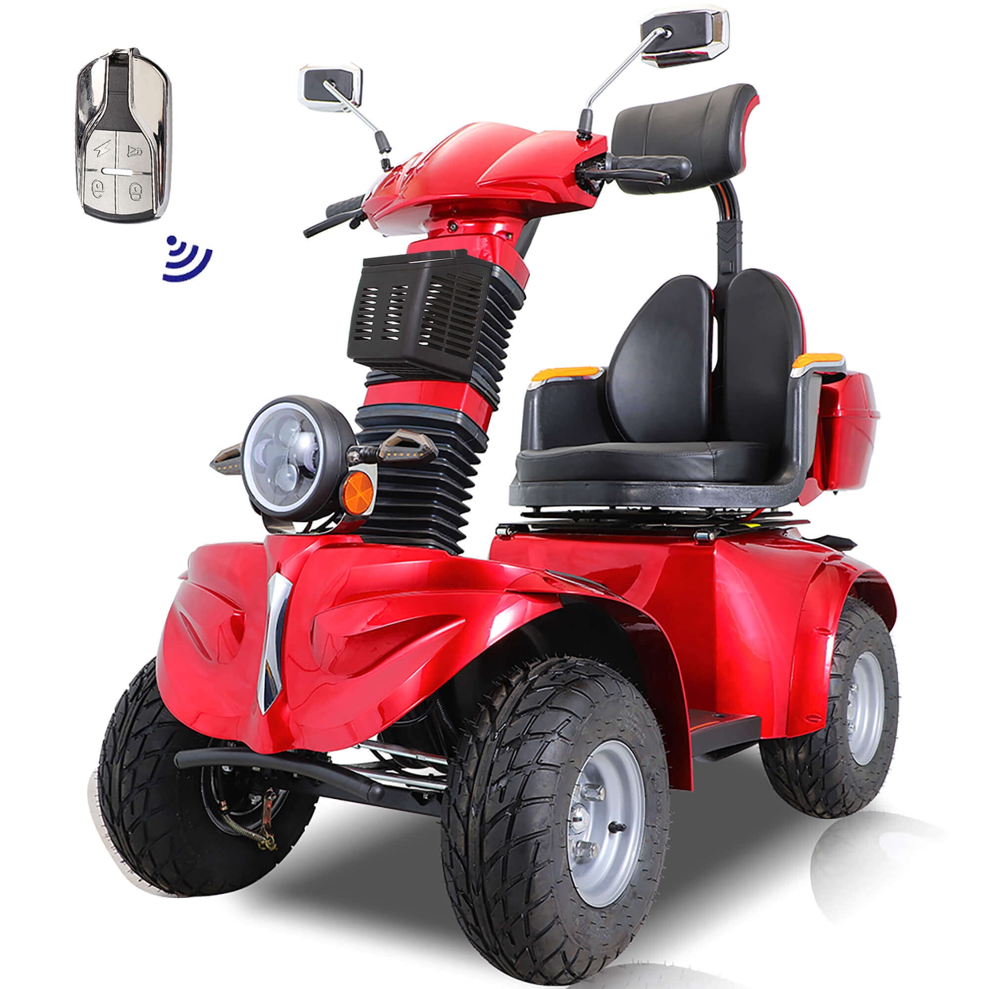 Xmatch 4-Wheel 3-Speed Medical Electric Mobility Scooter Battery ...