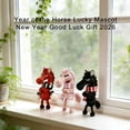 Year of the Horse Lucky Mascot 2026- New Yeargood Luck Gift 2026 Symbol ...