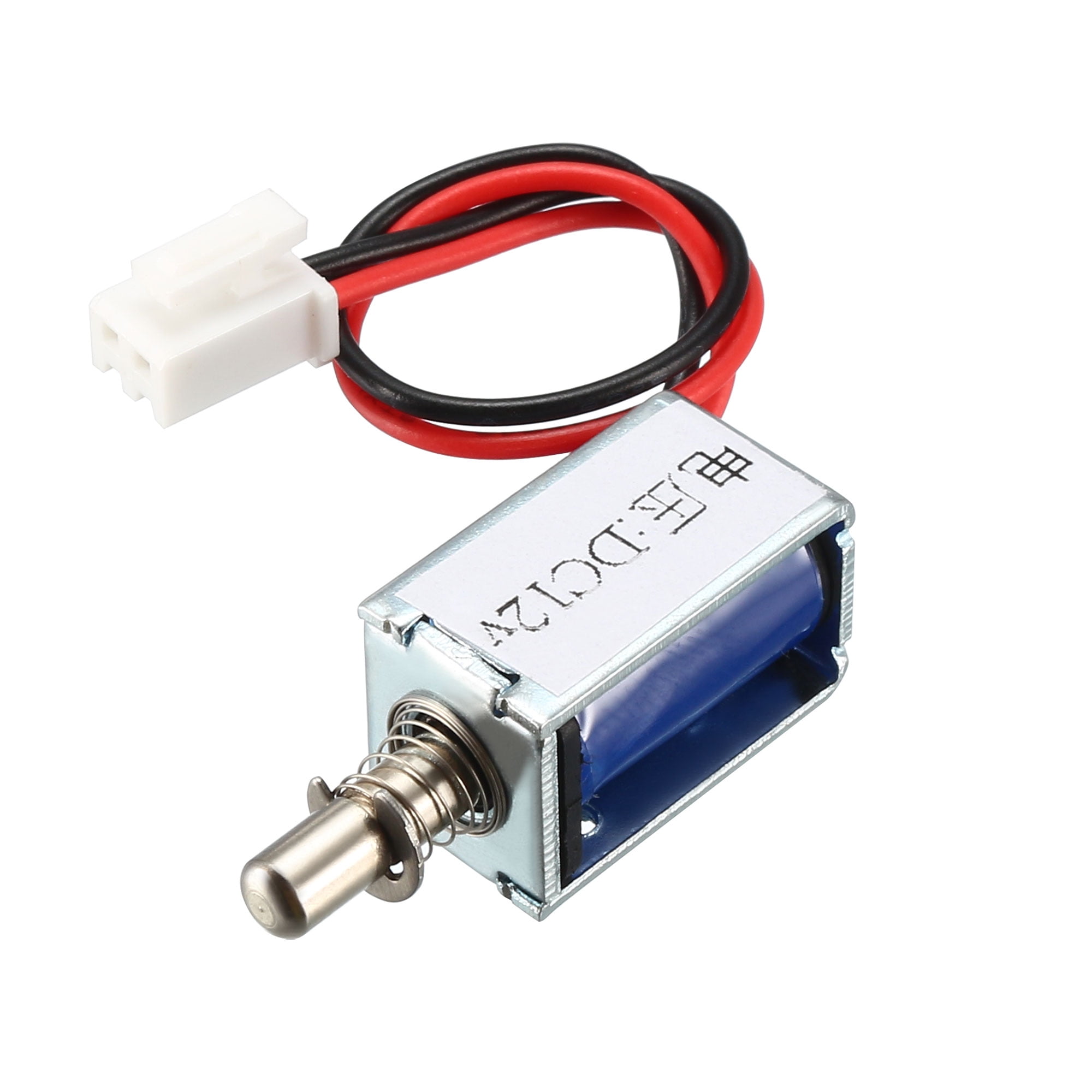 DC 12V Push Pull Type Solenoid Electromagnet, Open Frame, Linear Motion ...