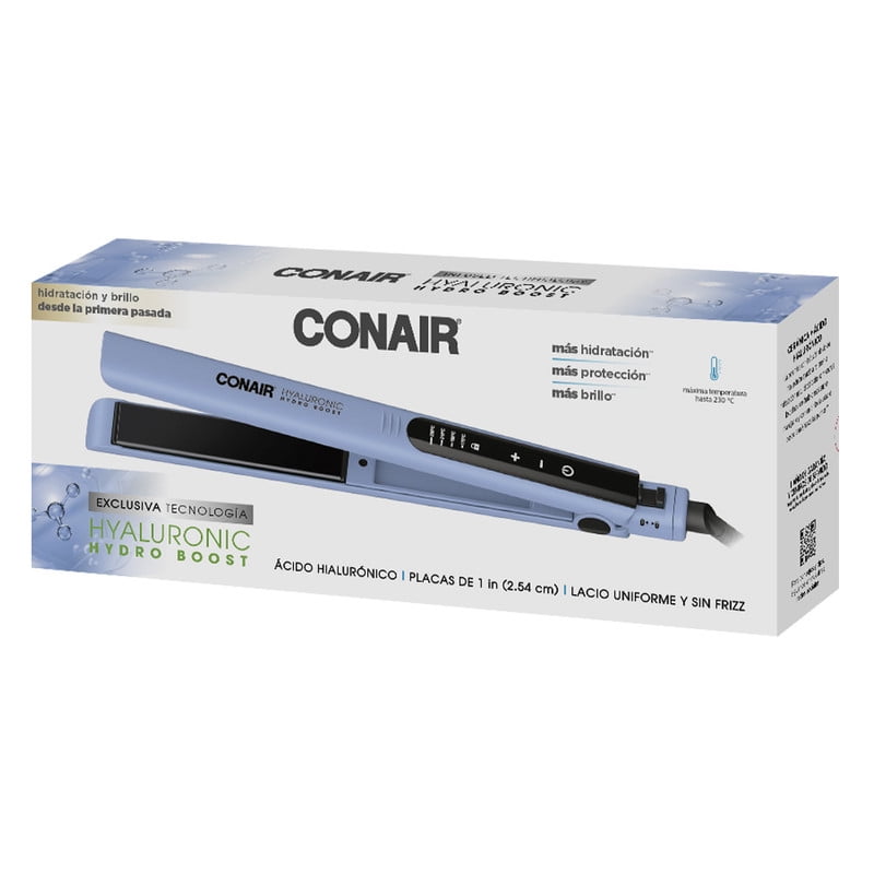 Plancha Digital Conair Hydro Boost 1” CS41BES con Cerámica y Ácido ...