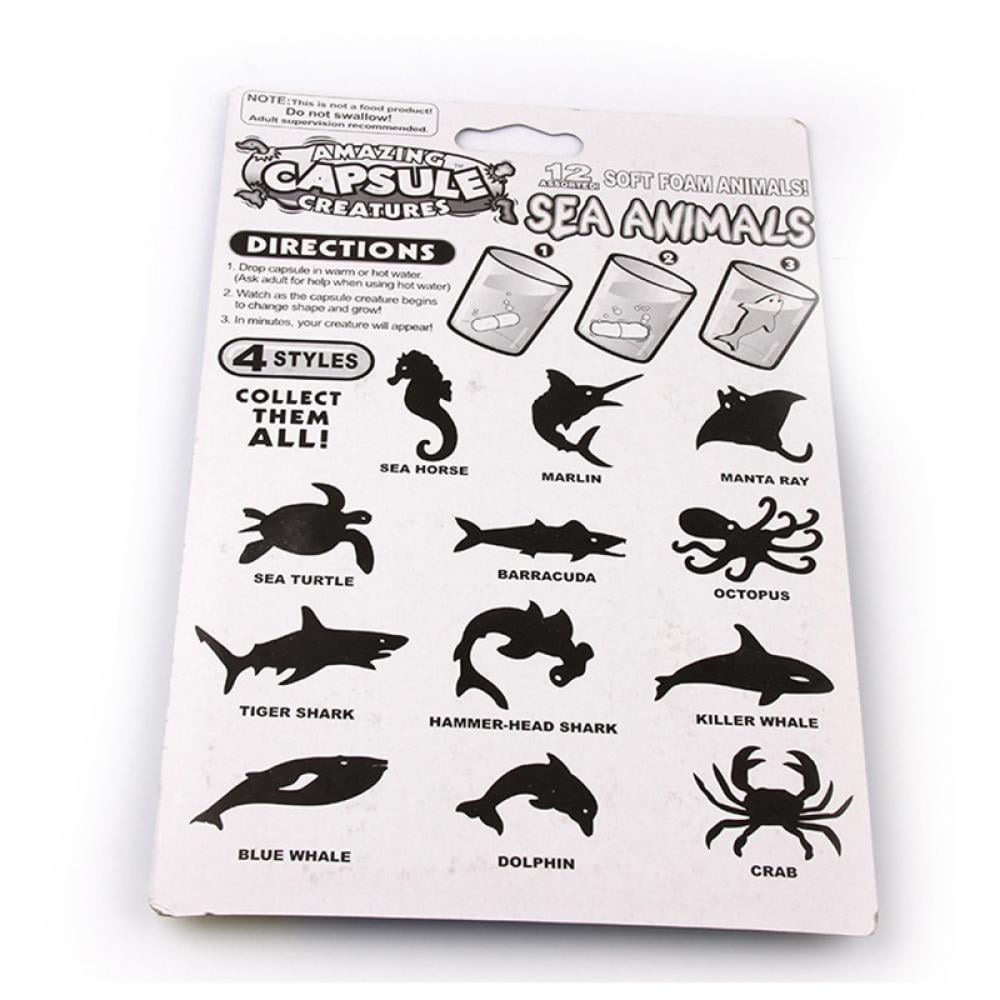 Buy 12pcs Magic Grow Capsules Best Growing Animals Dinosaurs Capsules ...