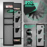 "Kavey 2-3 Gun Safe, Digital Keypad Shotgun Safe with LED Light ...