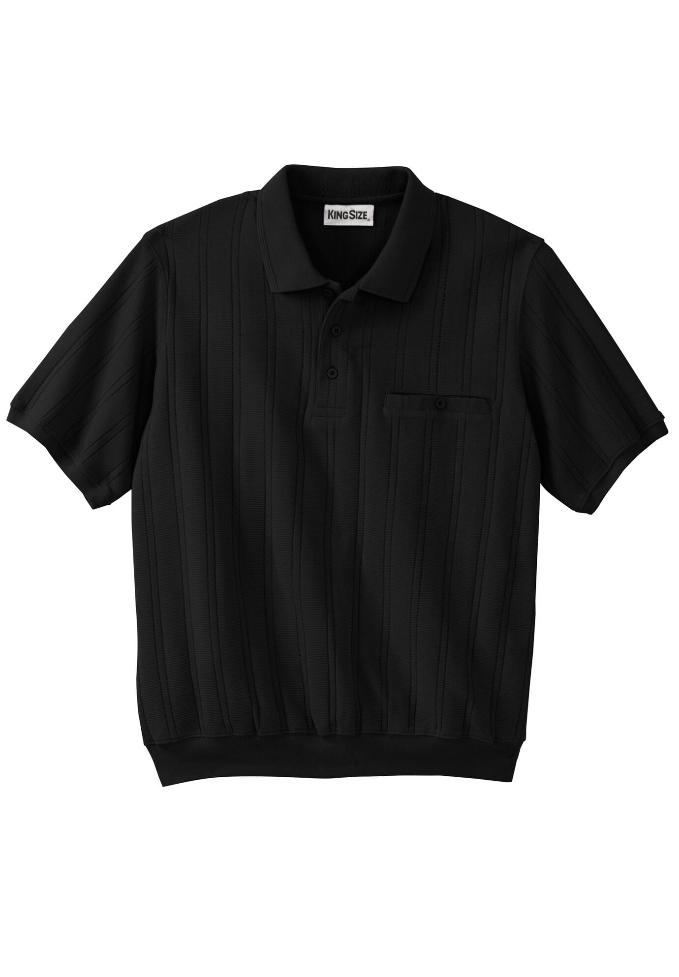 Kingsize Men's Big & Tall Banded Bottom Polo Shirt - Walmart.com