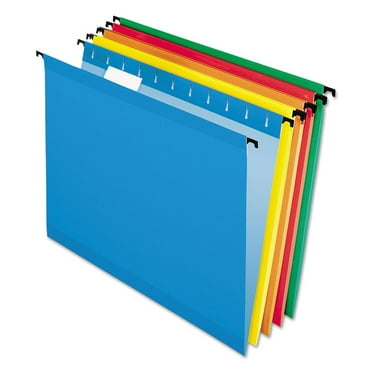 Pendaflex Glow Poly Hanging File Folders 81673 - Walmart.com