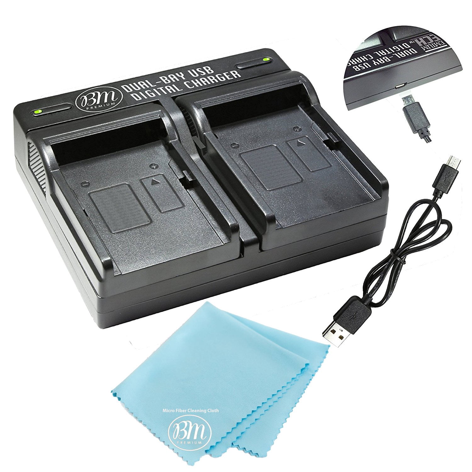 BM Premium NP-FZ100 Dual Battery Charger for Sony Alpha 9, Sony A9 ...