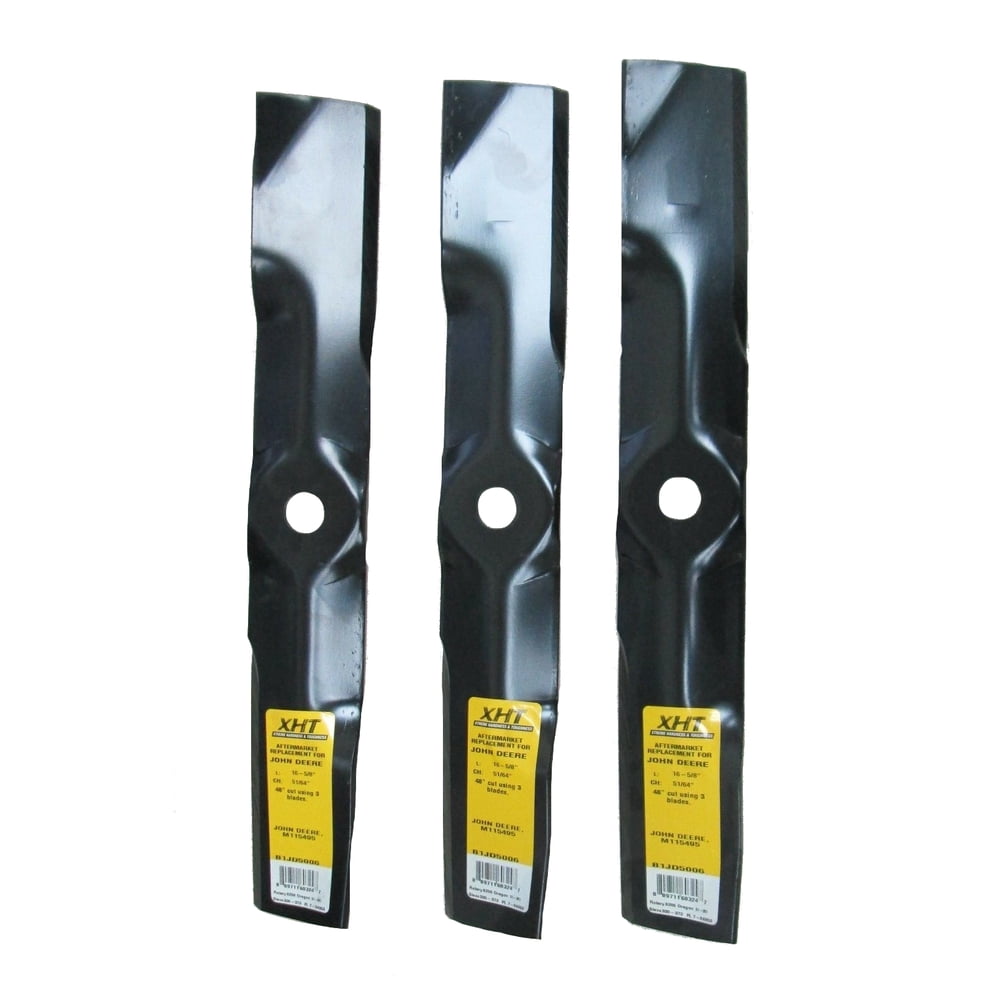 XHT 16-5/8", 51/64" Mower Blade (Set of 3) - B1JD5006,3 - Walmart.com ...