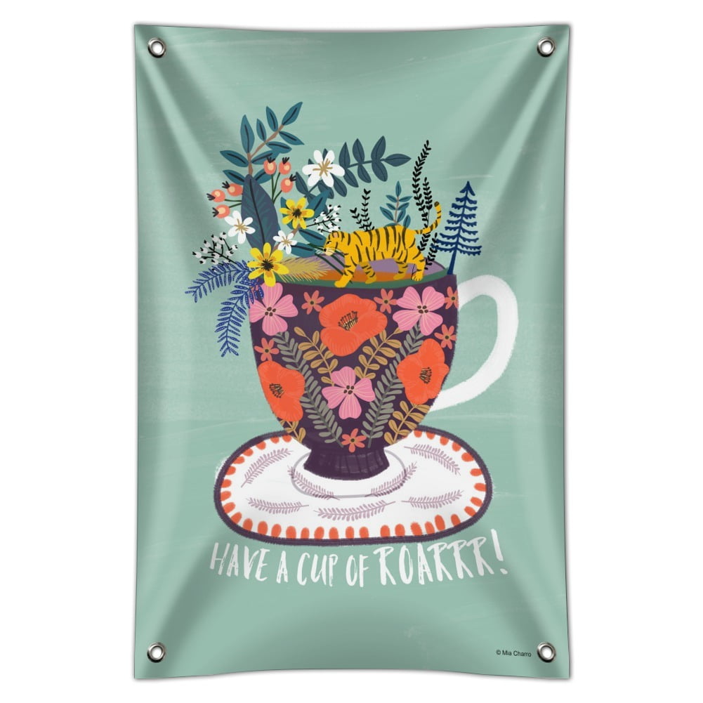 Have a Cup of Roar Coffee Tea Caffeine Home Business Office Sign ...