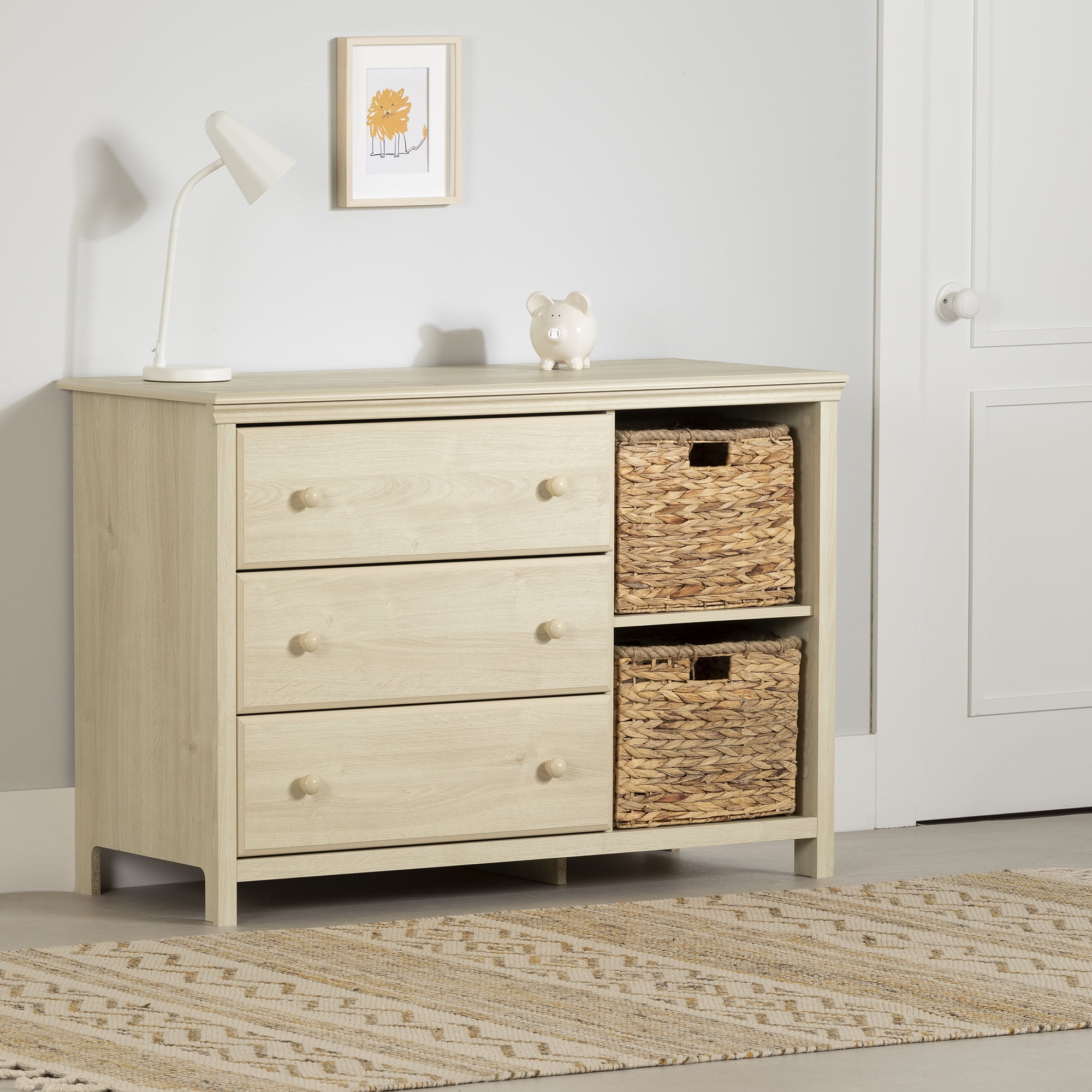 Click here for South Shore Cotton Candy 3-Drawer Dresser With Sto... prices