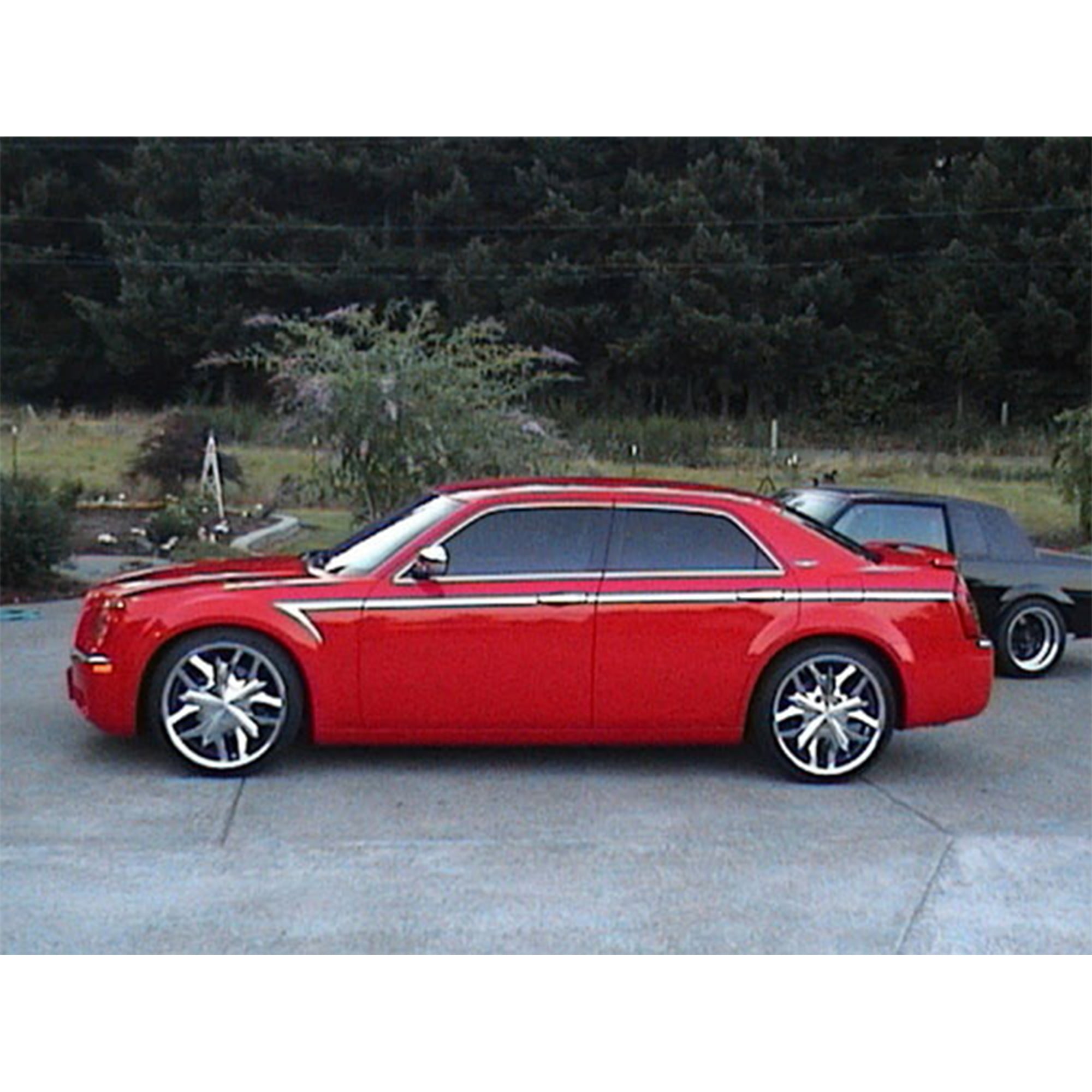 Chrysler 300 chrome side molding store