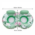2-Person Inflatable Pool Lounge Chair,56Inch Double Water Float for ...