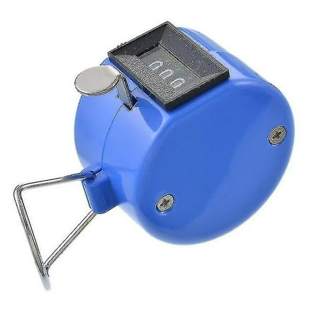 Number Mini Hand Held Digital 4-digit Counters-Blue-Traffer | Walmart ...